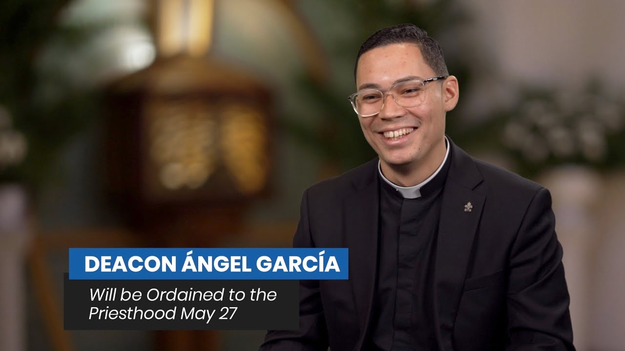 Deacon Angel Garcia's Journey to the Priesthood - YouTube