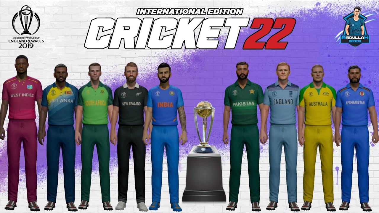 Cricket 22 Offline Patch Add || World cup 2019 Special || Realistic ...