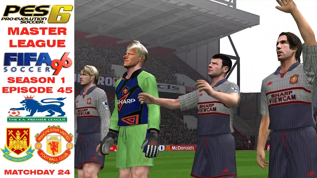 REMATCH WITH DARK HORSE OPPONENT // PES 6 - MANCHESTER UNITED MASTER ...