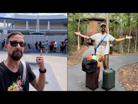 Disney's Treehouse Villa Check In Day & Buzz Lightyear Space Ranger Spin Preview At Magic Kingdom!