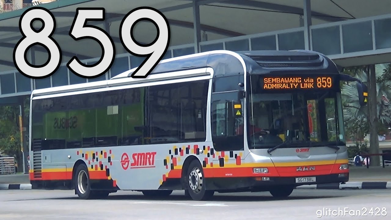 [SMRT] Wasted Power! - SG1738L on Service 859 - MAN NL323F A22 Gemilang ...