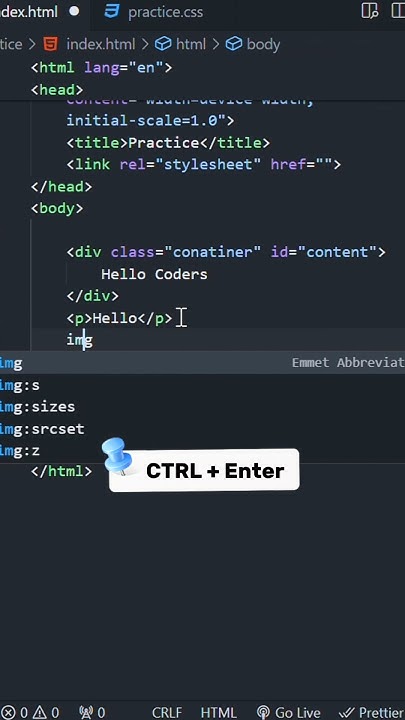 Vs Code Tips Part 8π§βπ»π₯ Codewithimraan Vscode Webdevelopment Youtube