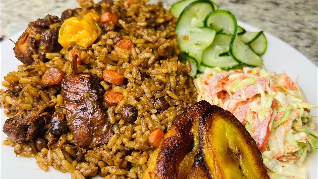 Trini chicken pelau recipe / cooking food from across the world part 2 ...