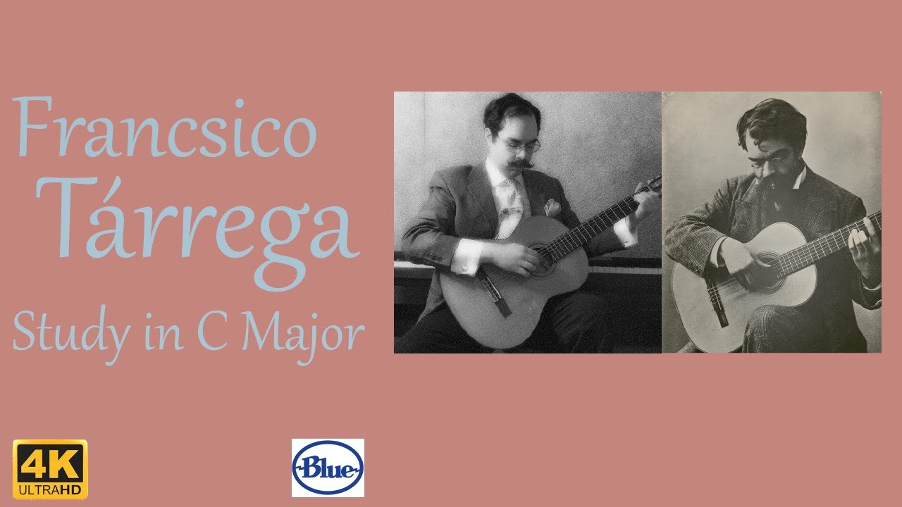 Francisco Tarrega - Study in C Major - Classical Guitar - YouTube