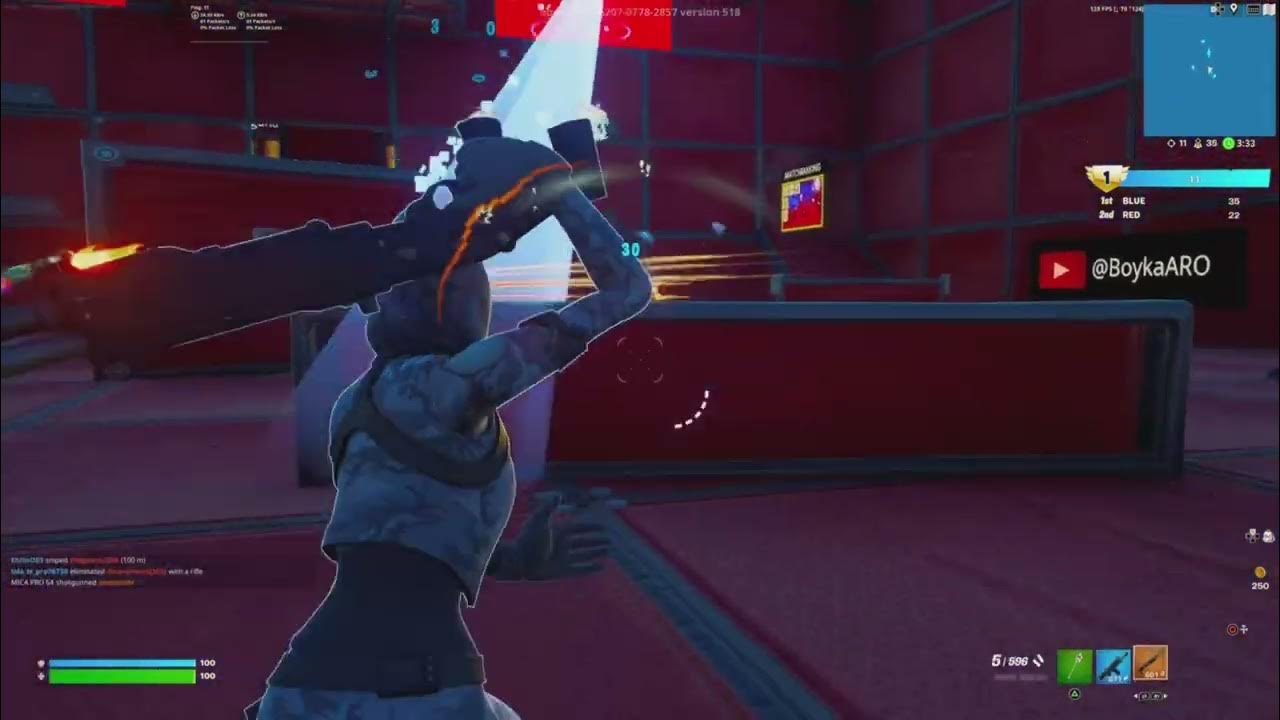 CHILL COUNT Skin RED VS BLUE Gameplay (Fortnite PS5 Controller) - YouTube