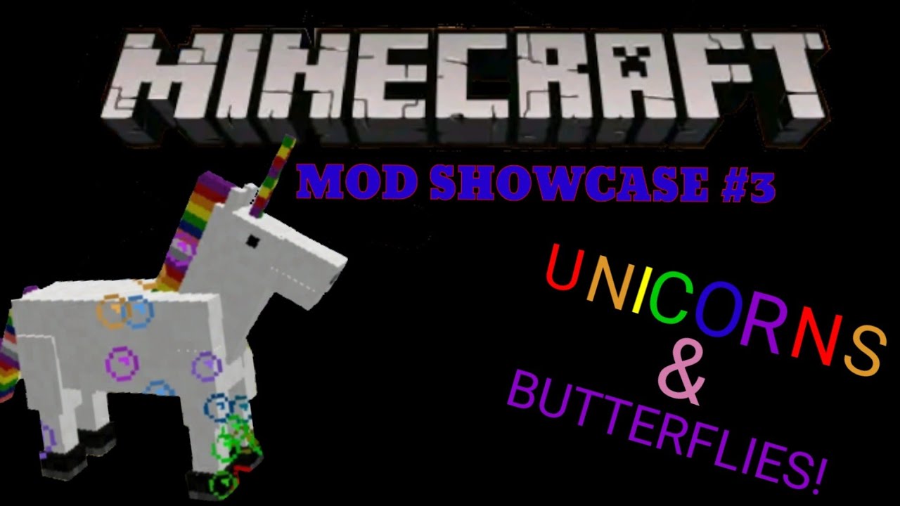 Unicorns & Butterflies Mod! | Minecraft Mod Showcase #3 - YouTube