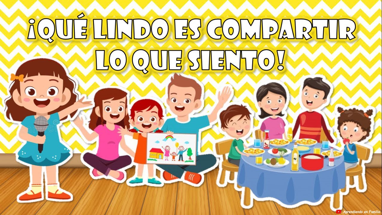 ¡QUÉ LINDO ES COMPARTIR LO QUE SIENTO! (Aprendo en casa) | Aprendiendo ...