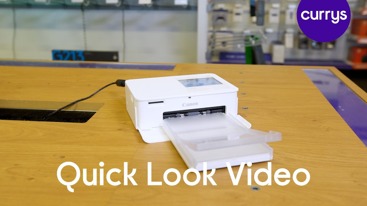 CANON SELPHY CP1500 Wireless Photo Printer - Quick Look - YouTube