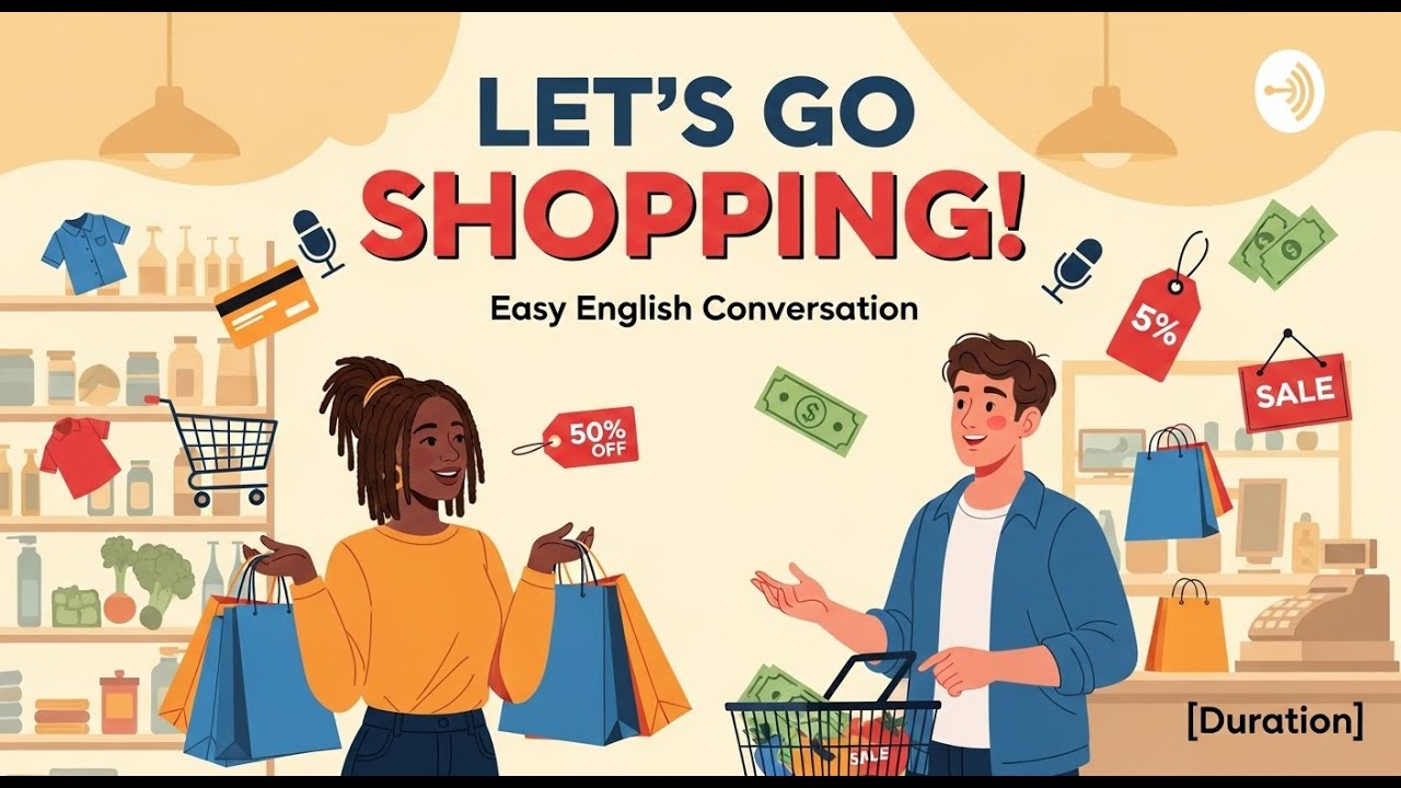 Lets Talk About Shopping | Easy English Conversation For Shopping ...