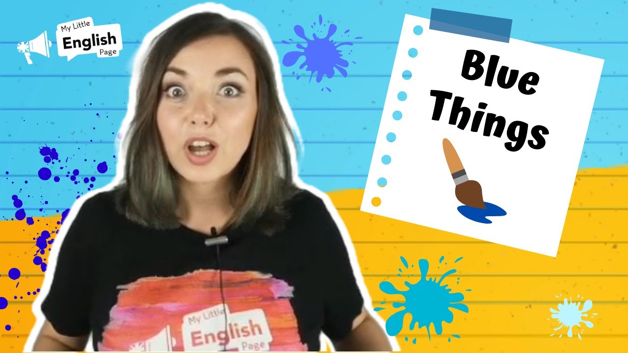 BLUE THINGS | English Vocabulary for children - YouTube