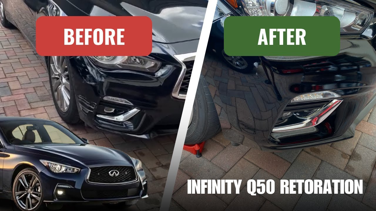 Infiniti Q50 Transformation: Clay & Seal, Paint Enhancement, and ...