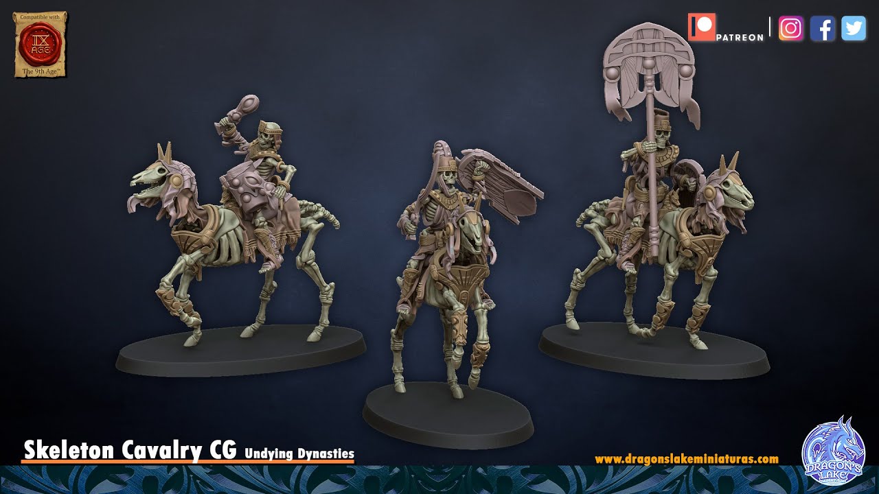 Skeleton Cavalry CG 360 video - Undying Dynasties - YouTube