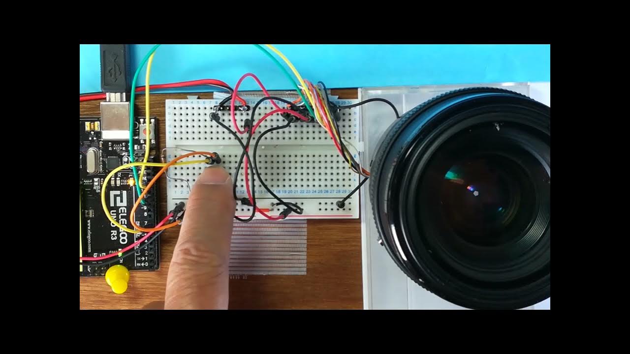 CANON EOS EF Lens Iris control by Arduino - YouTube