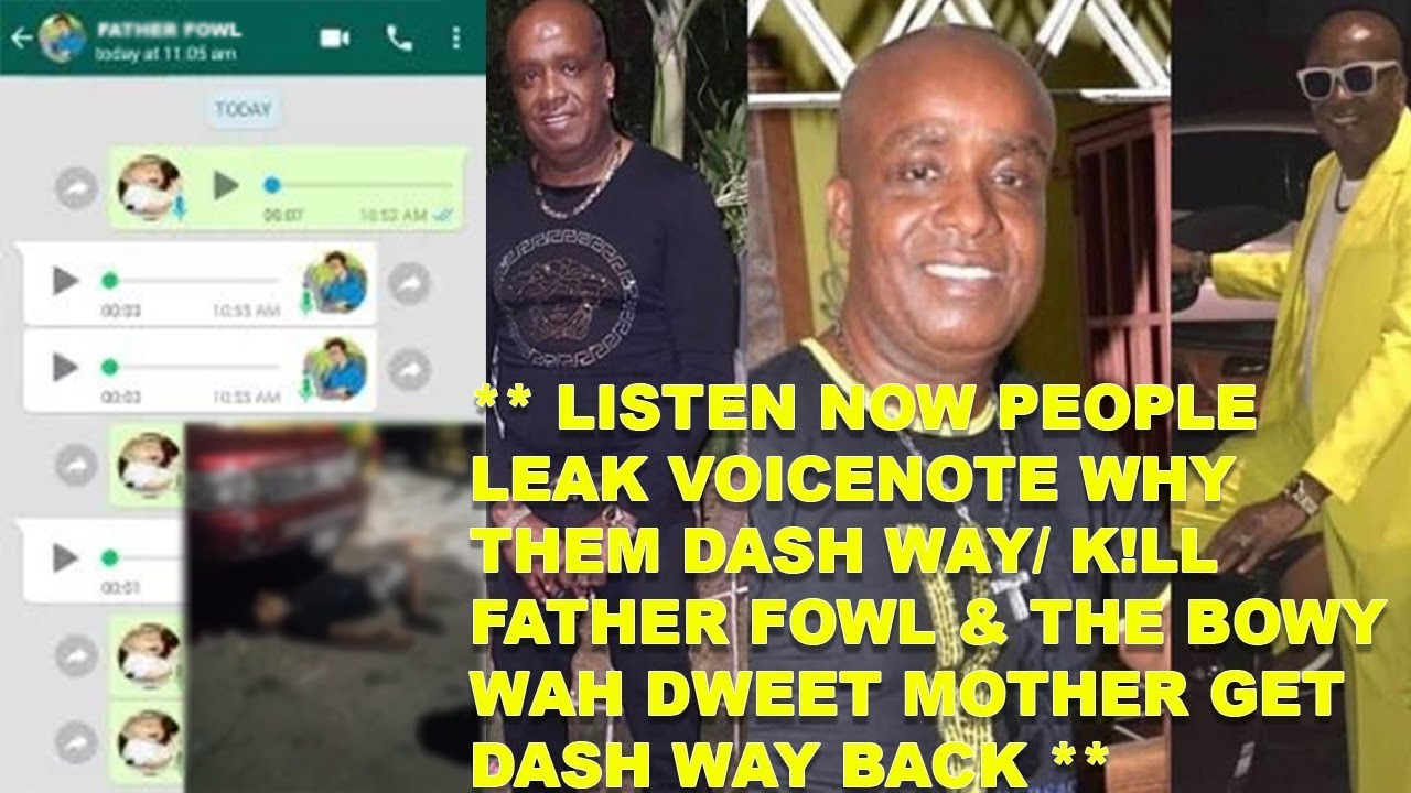LEAK VOICENOTE'S WHY THEM DASH WAY Roy Fowl - YouTube