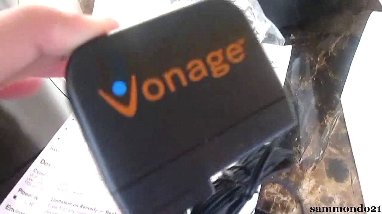Vonage Modem Unboxing - YouTube