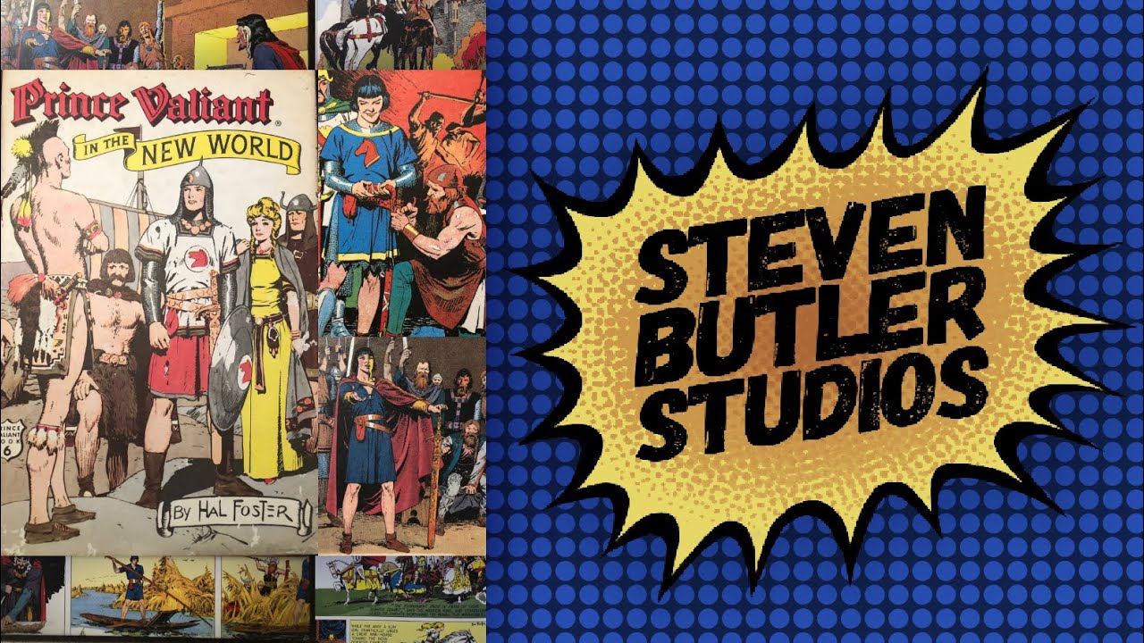 Steven Butler Unboxes Prince Valiant Book and is Amazed! - YouTube