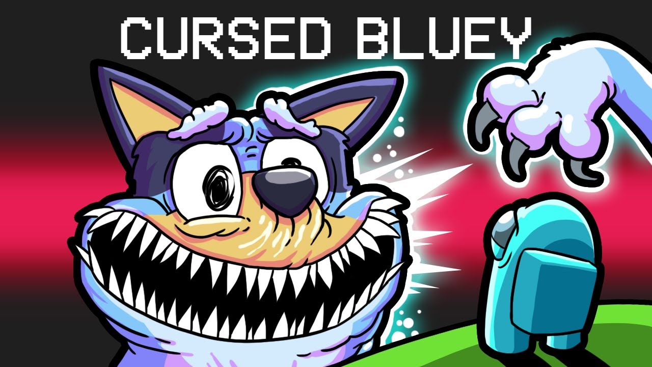 Cursed Bluey in Among Us - YouTube