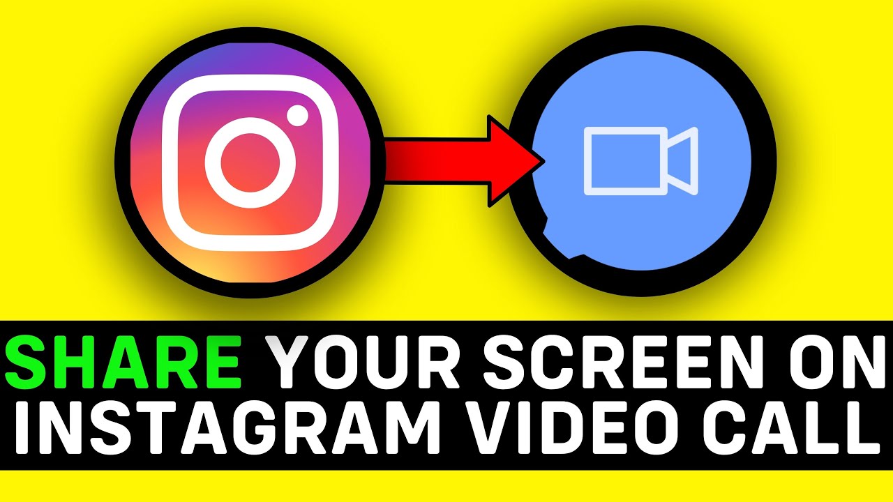 UPDATED 2024! How to Share Your Screen on Instagram Video Call - YouTube