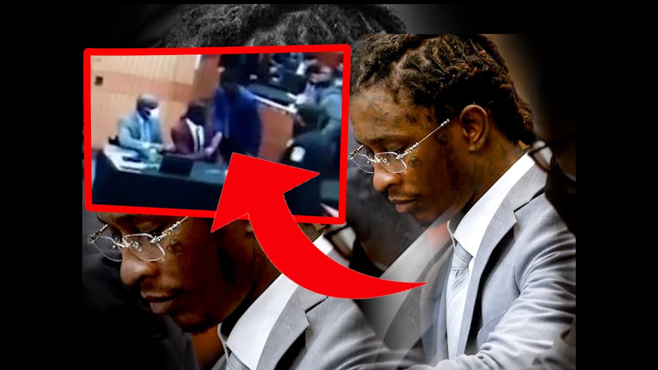 Young Thug CAUGHT IN COURTROOM Drug Passing With Co-Defendant Kahlieff ...