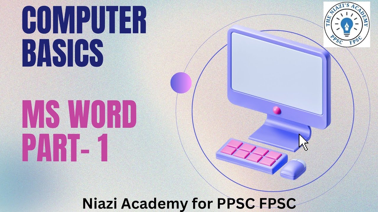 Lecture # 43 Computer, MS Word Part-1 - YouTube