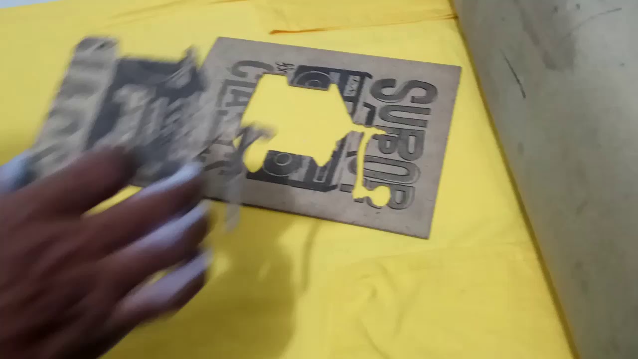 Xylography (Woodcut / Cukil kayu) Print to T-shirt - YouTube