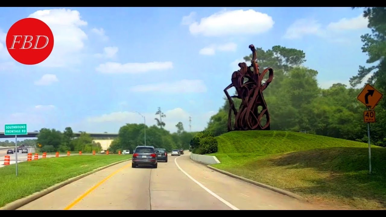 From the Woodlands to Downtown Houston | Driving 2018 - YouTube