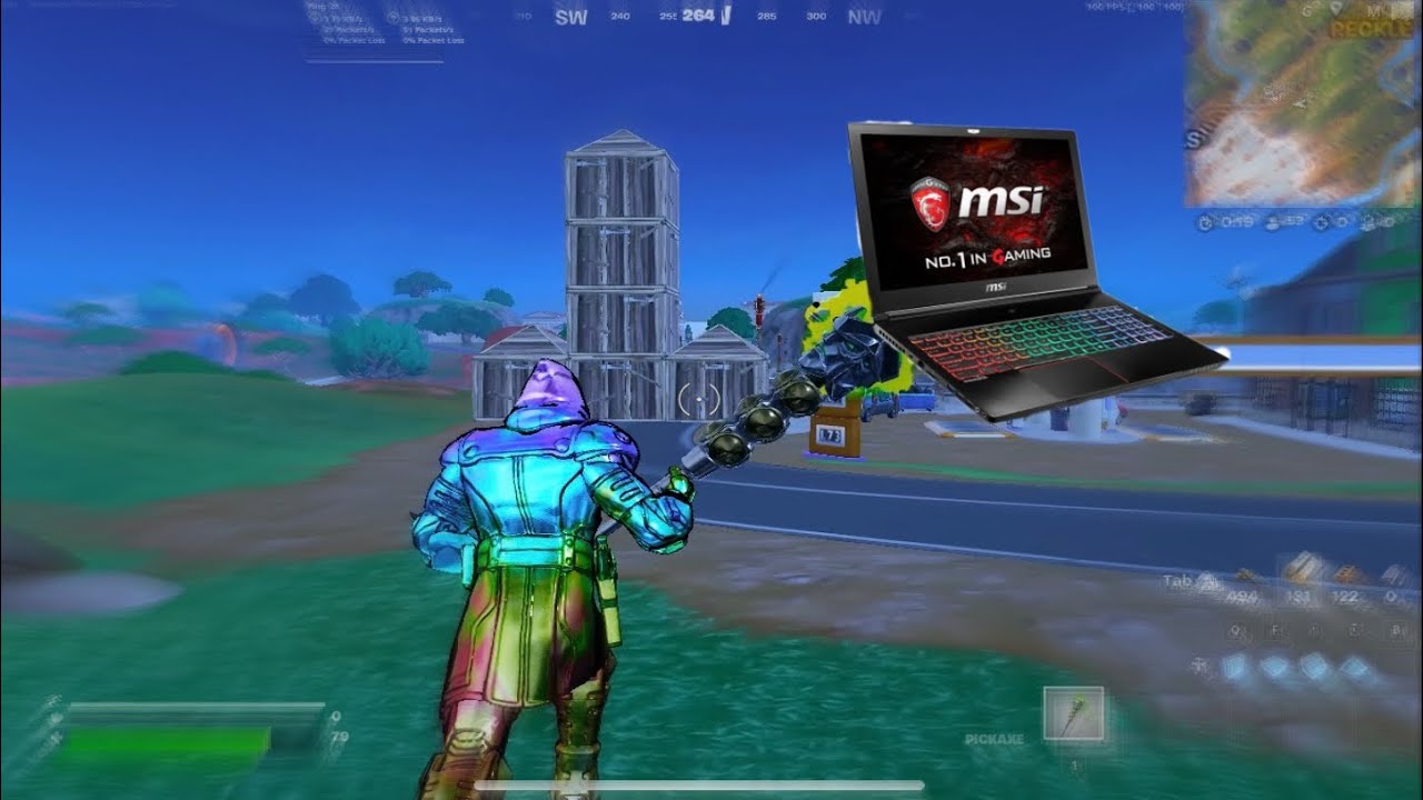 Speed Running Rank On Fortnite Laptop in 1 hour.. - YouTube