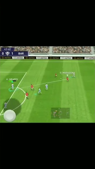 Mbappe Goal 😍🔥 Pes 21 Pes Shorts Mbape Goal Pes Shorts Pes21