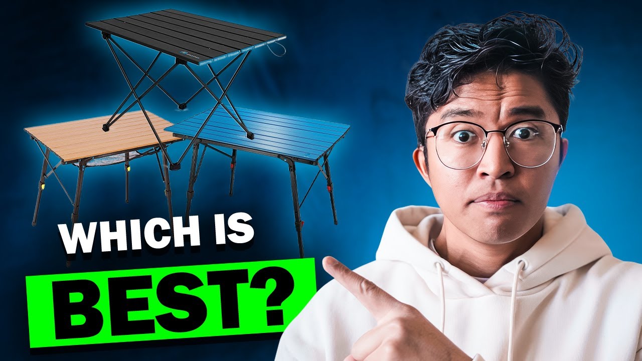I Tried 8 of the Best Portable Camping Tables From Amazon - YouTube