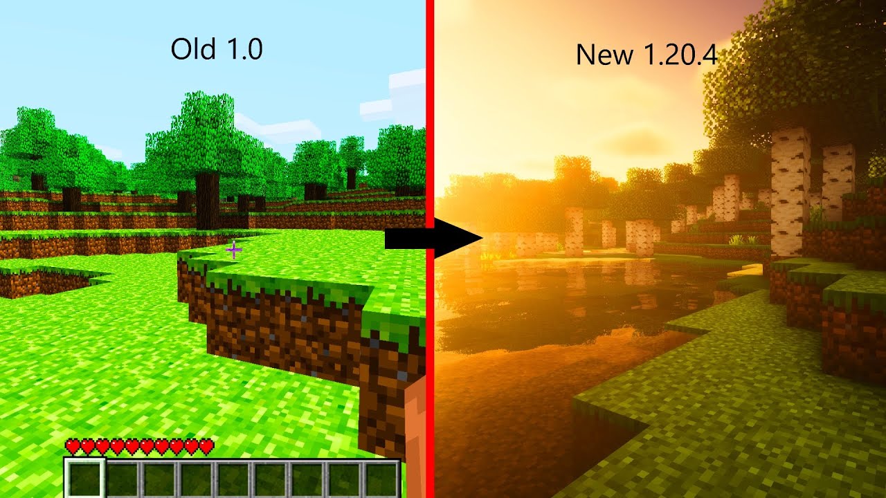 Old minecraft sounds vs new minecraft sounds - YouTube