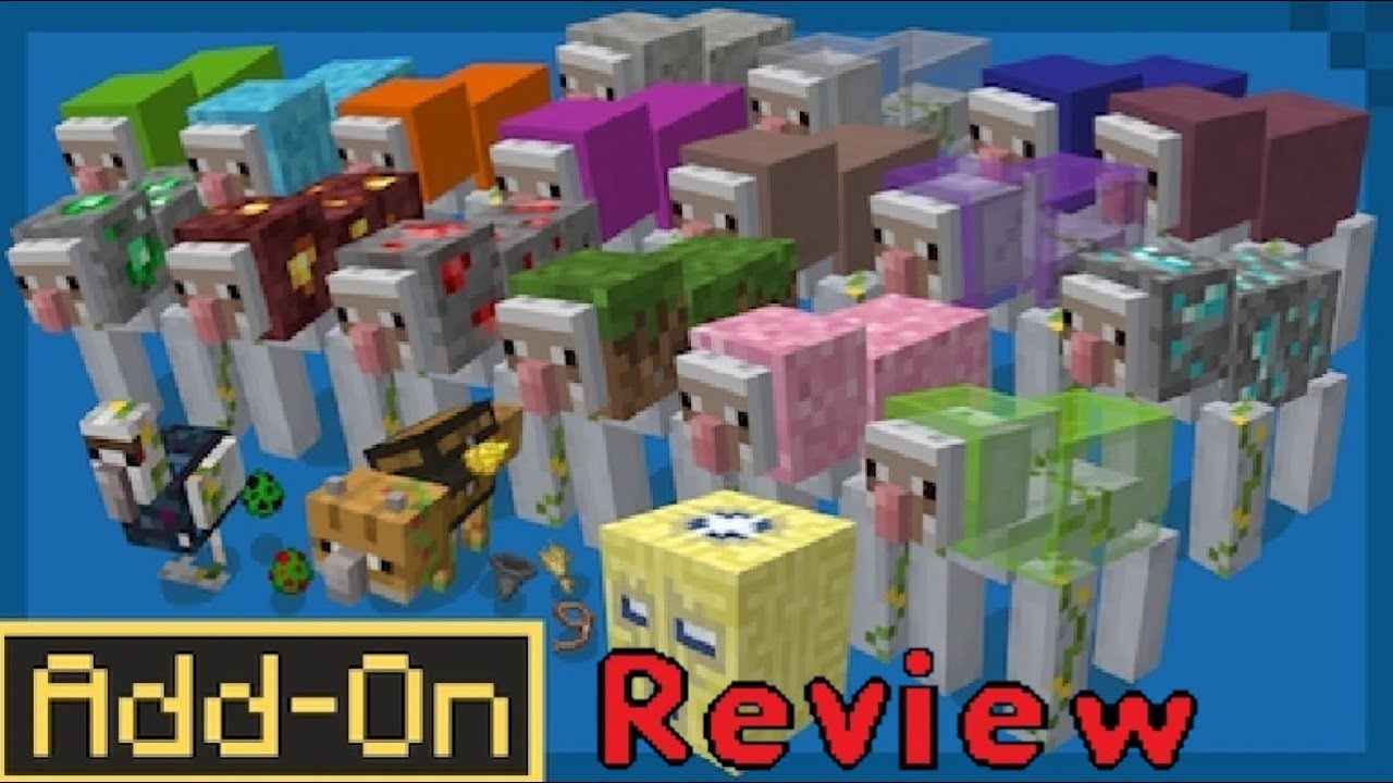 Minecraft Bedrock addon mod review Golem Pets - YouTube