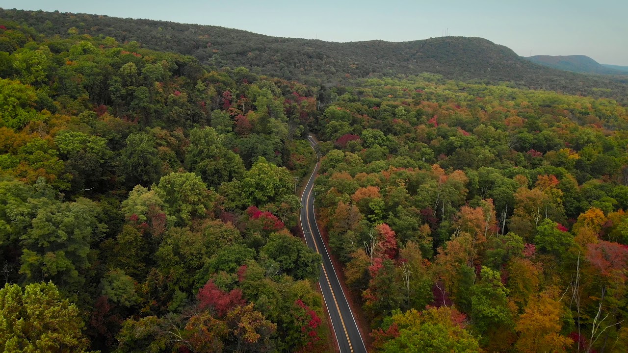 4K - Poconos Fall Foliage - Drone Video Fall 2020 - YouTube