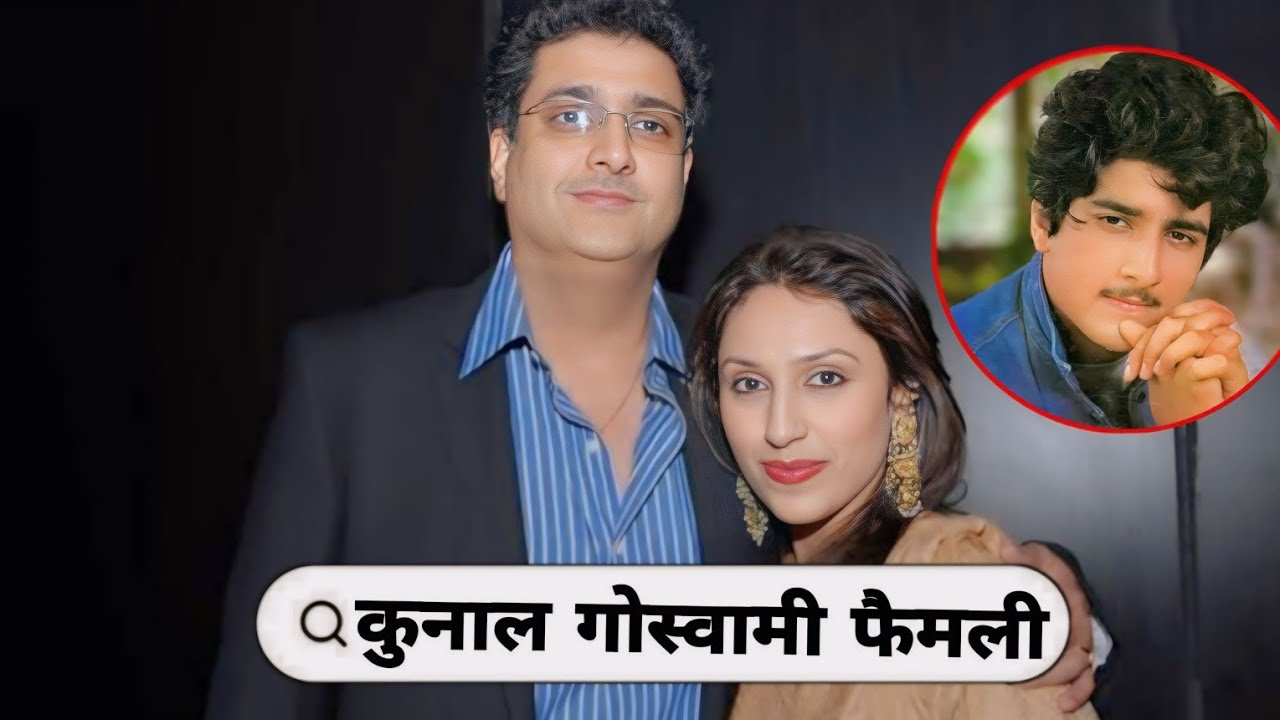 Legendary Bollywood actor Kunal Goswami with his wife & (Son of Manoj ...