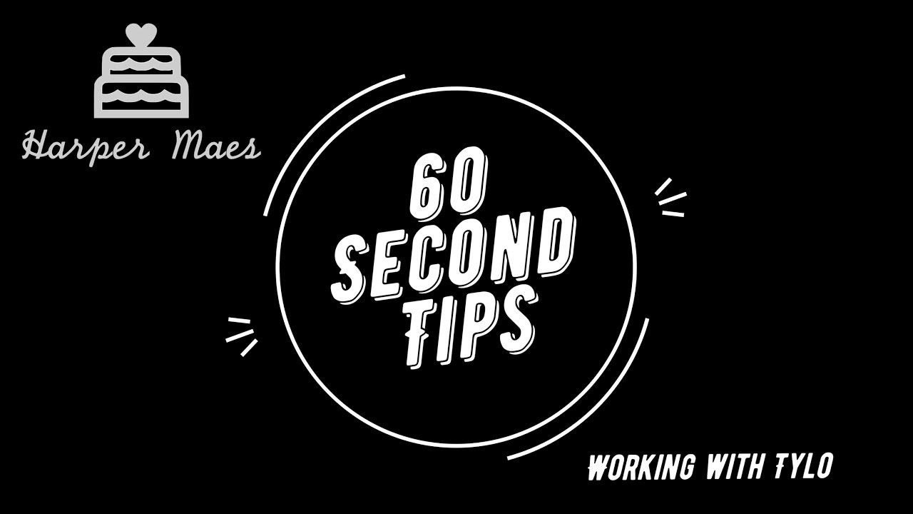 Working with Tylo Powder & Fondant - 60 Second Tips - YouTube
