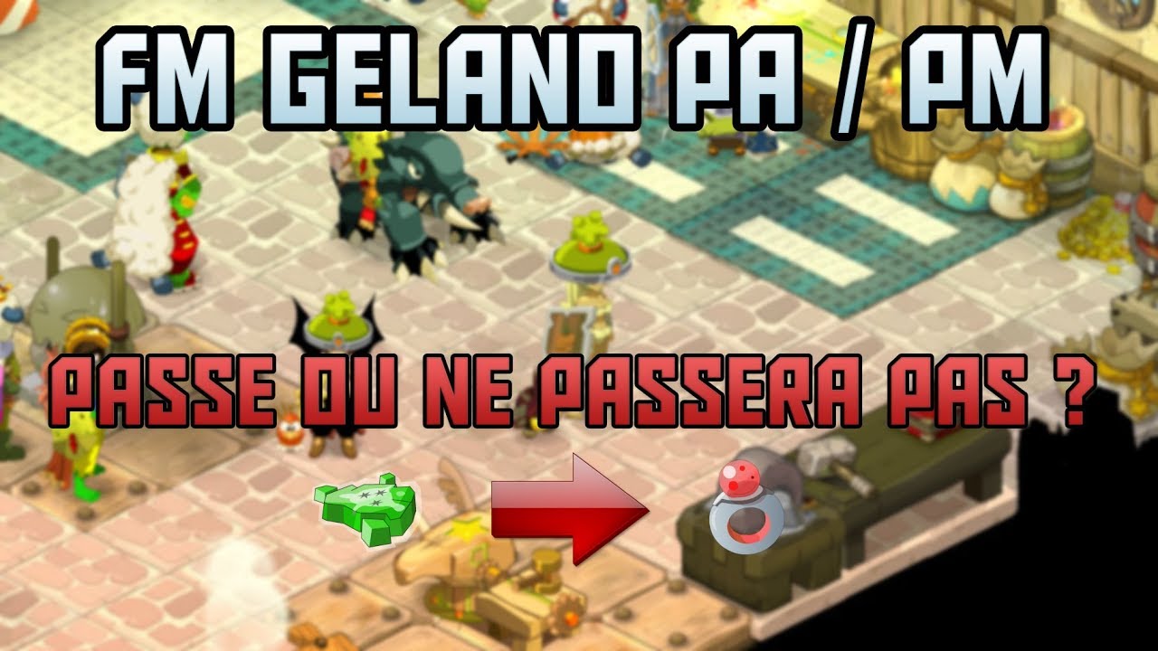 [DOFUS MONOCOMPTE] FM / EXO un Gelano PA PM - YouTube
