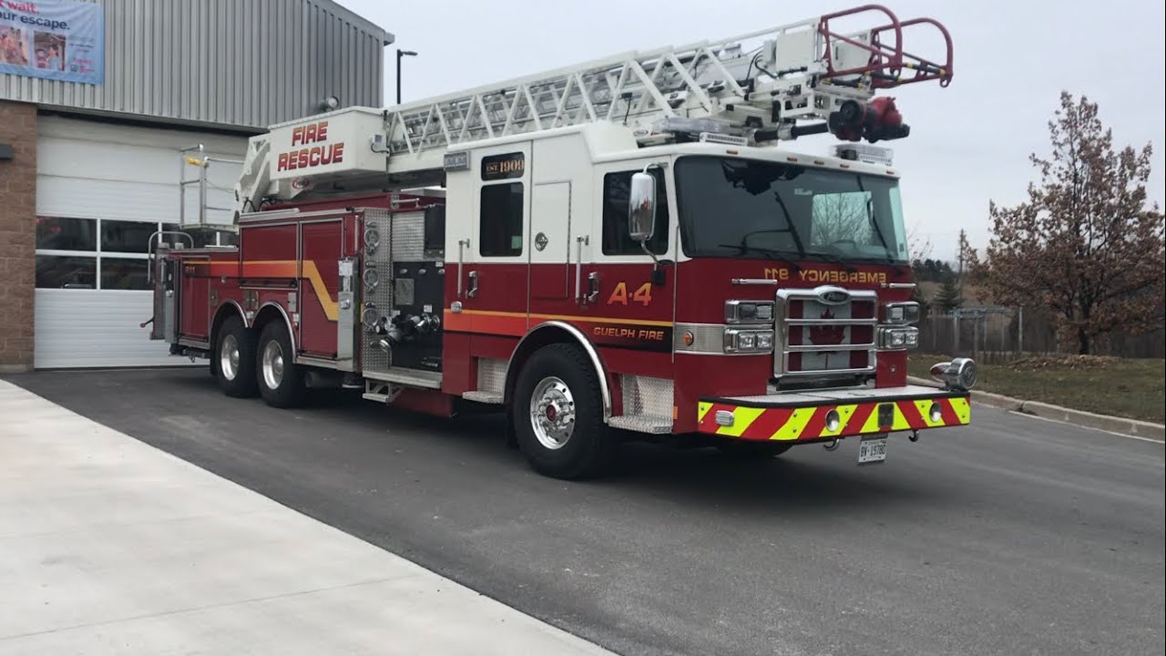 Guelph Fire Department A-4 Quick look - YouTube