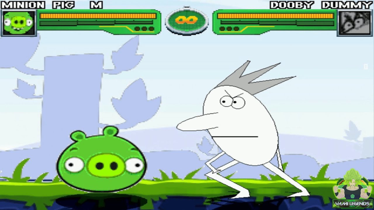 M.U.G.E.N. Battles | Minion Pig vs Dooby Dummy - YouTube
