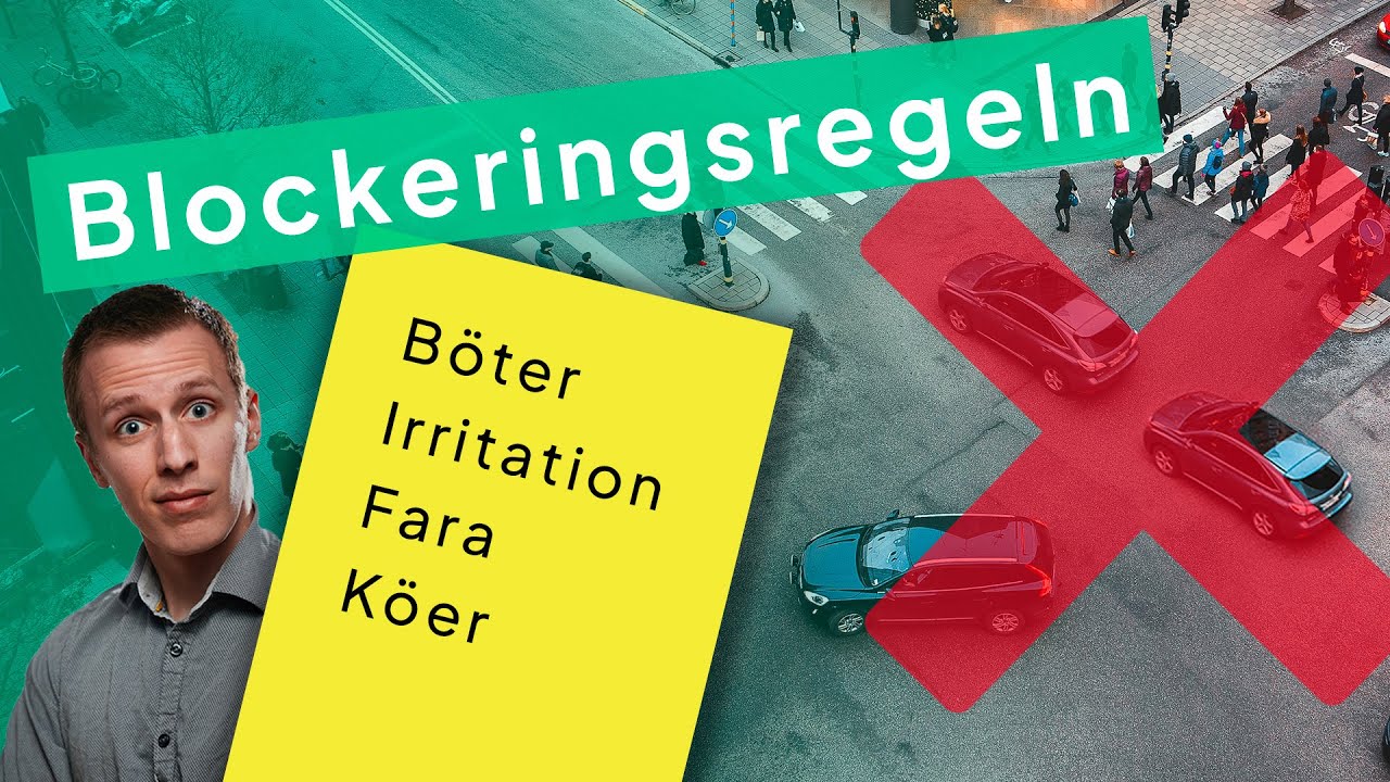 Trafikregeln Som Gäller I Alla Korsningar: Blockeringsregeln - YouTube