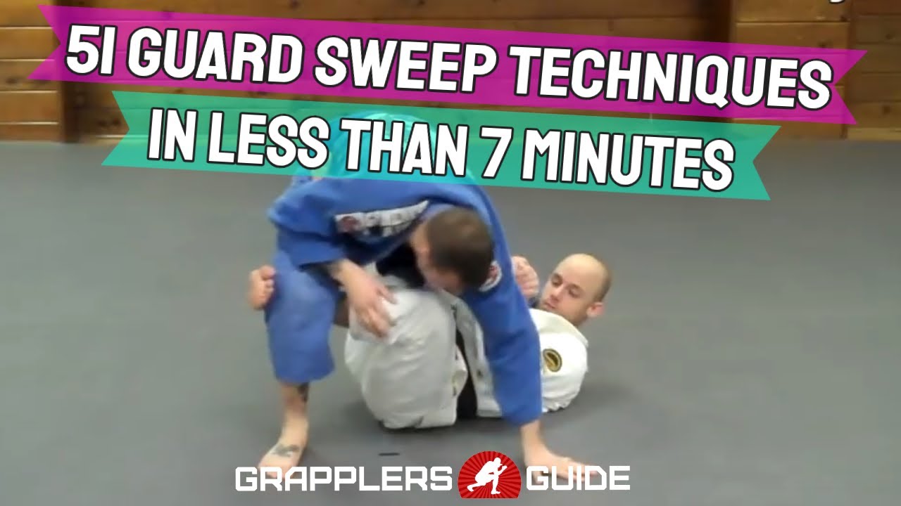 51 BJJ Guard Sweeps in Less Than 7 Minutes - Jason Scully - YouTube