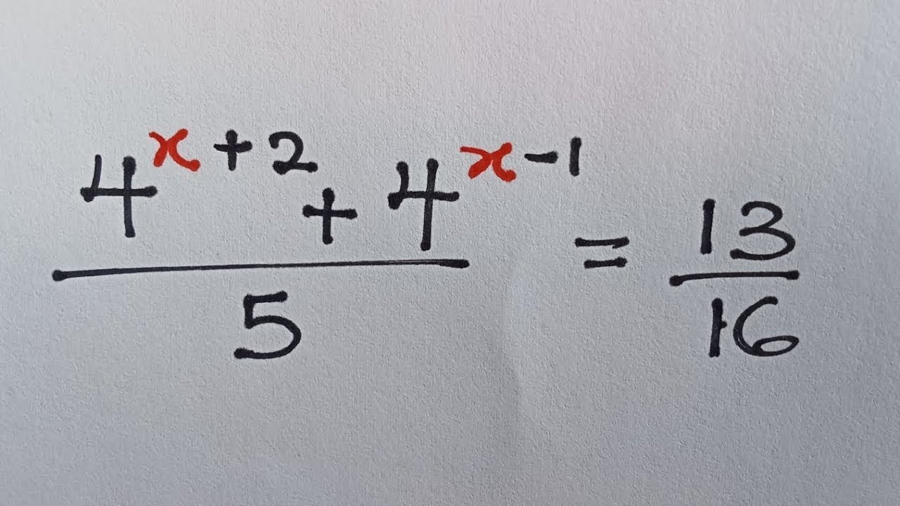 Can You Find x? | How To Solve Tricky Exponential Equations In Seconds! - SAT Math - YouTube