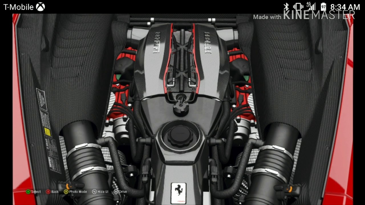 Forza Horizon 4 new Ferrari 458 Pista engine - YouTube
