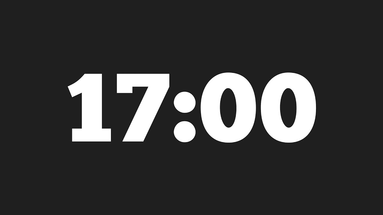 17 Minute Timer - YouTube