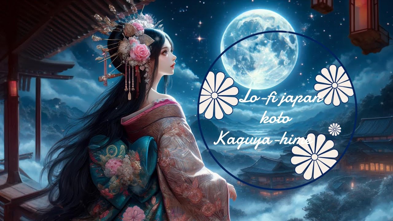 Lo-fi japan koto リラックス 作業用 BGM 【癒しの波動】 かぐや姫 - YouTube