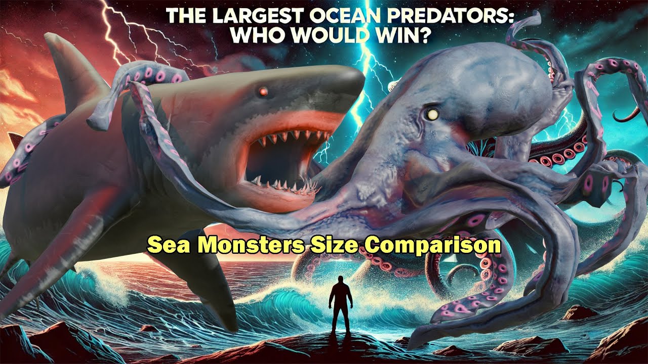 Fish eat Fish | Comparison | 3D animation #3dcomparison #scale #size ...