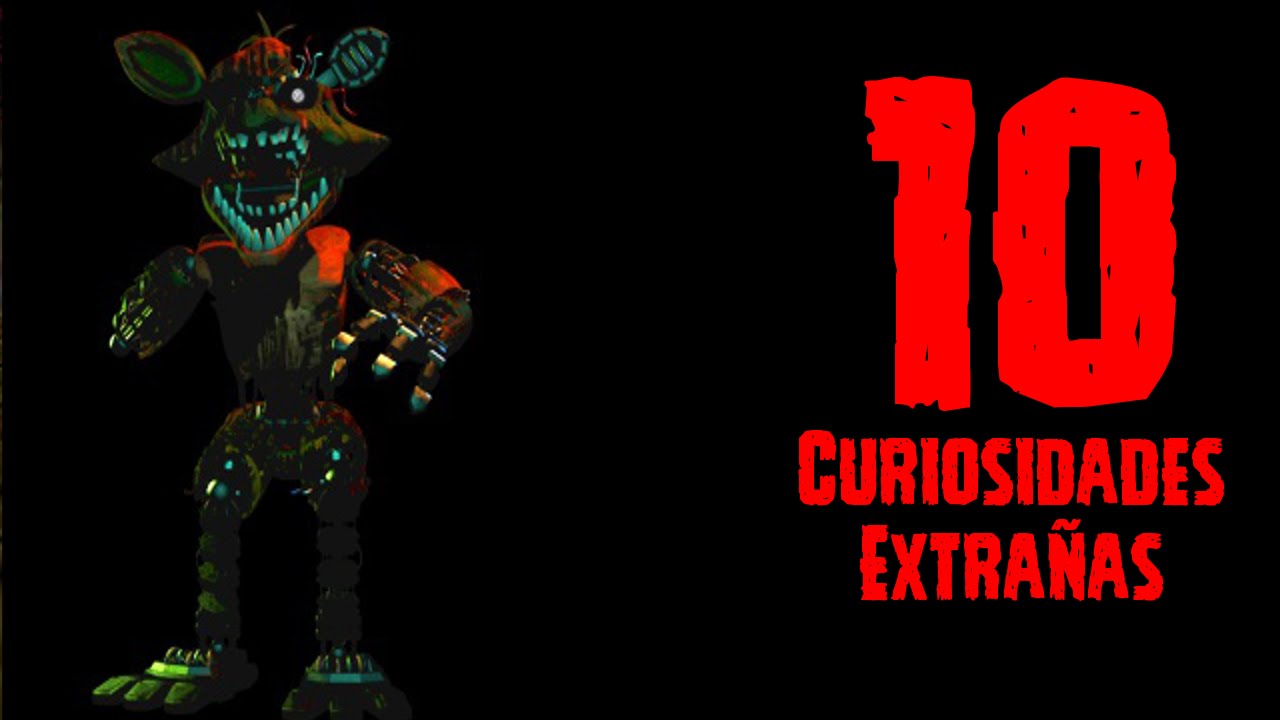 TOP 10: 10 Curiosidades Extras De Phantom Foxy En FNAF3 - YouTube