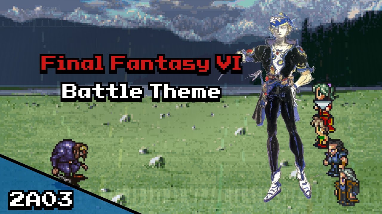 Final Fantasy VI - Battle Theme [8-bits 2A03] - YouTube
