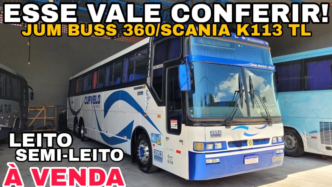 O CONFORTO AQUI É DIFERENCIADO (LEITO) SCANIA K113 TL À VENDA - UM ...