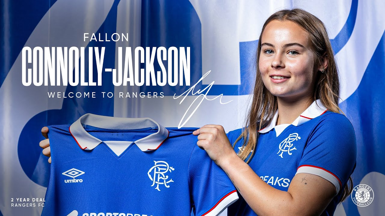 Fallon Connolly-Jackson first RangersTV interview! - YouTube