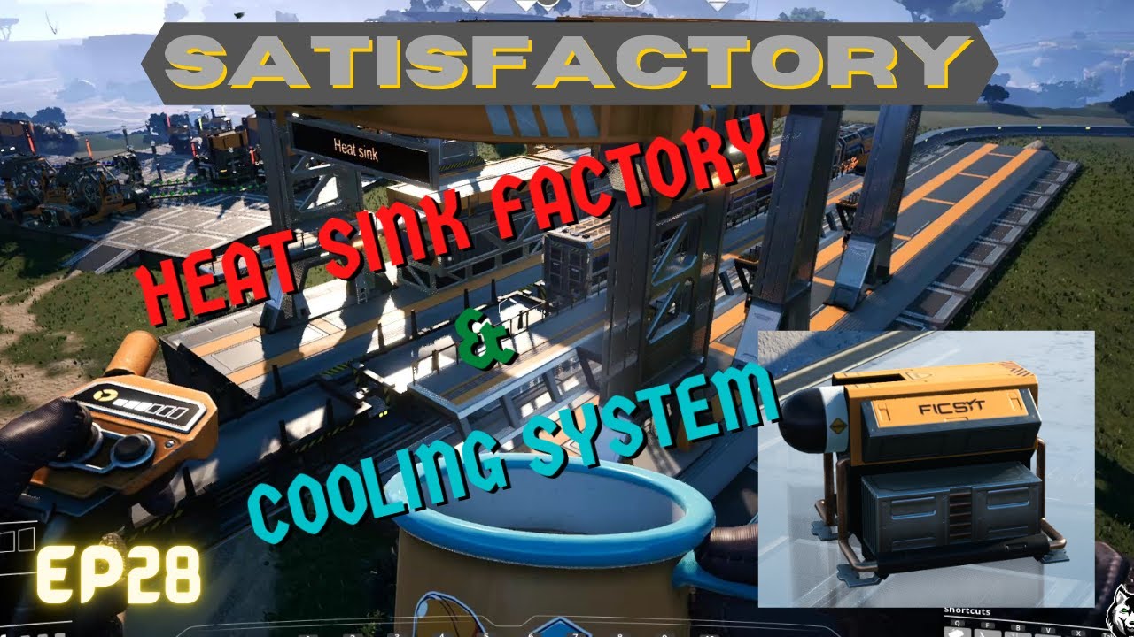 Heat Sink Factory & Cooling Systems Satisfactory update 4 gameplay ...