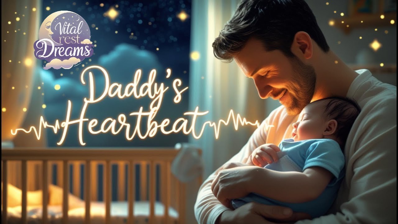 Daddy’s Heartbeat – Soothing Lullaby for Baby Sleep | Comfort & Love to ...